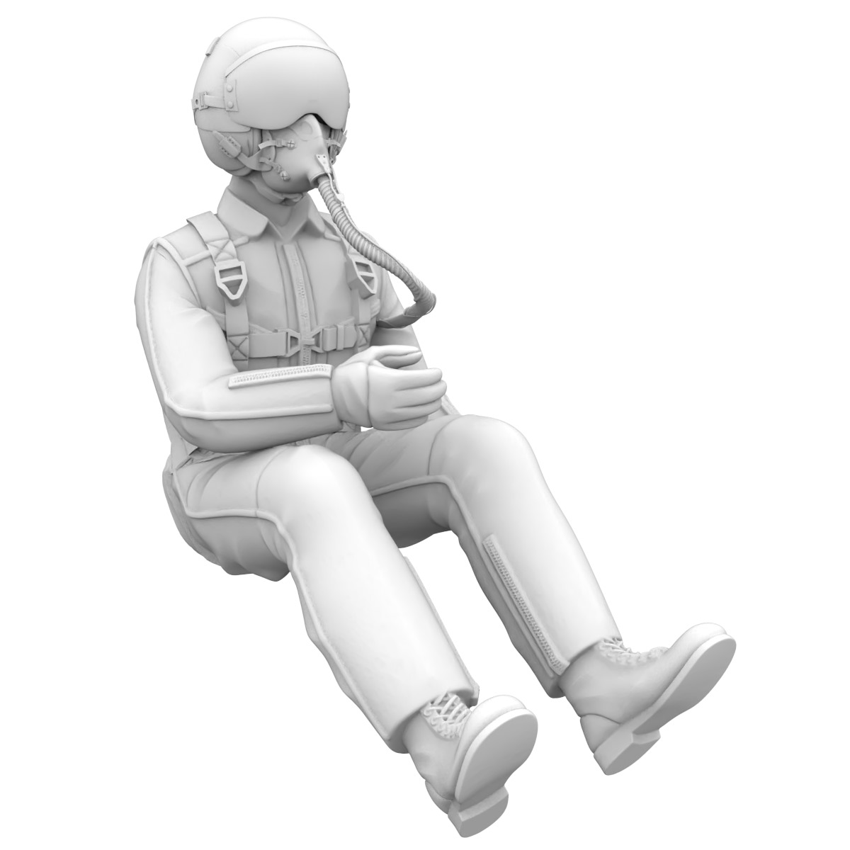 US Pilot figure (Sitting) 1/48 – MK Hobbies