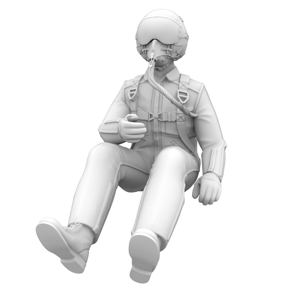 US Pilot figure (Sitting) 1/48 – MK Hobbies